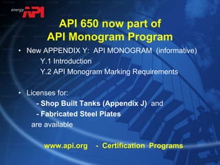 SteveCrimaudoAPITankStandardsUpdate.ppt