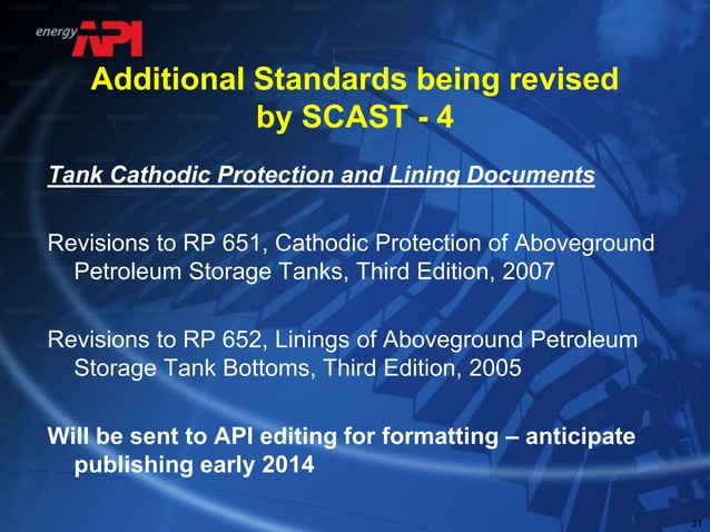 SteveCrimaudoAPITankStandardsUpdate.ppt