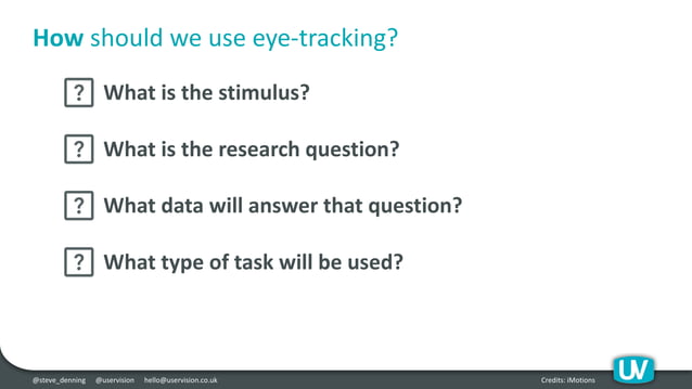 Effective use of eye-tracking in UX research | PPT