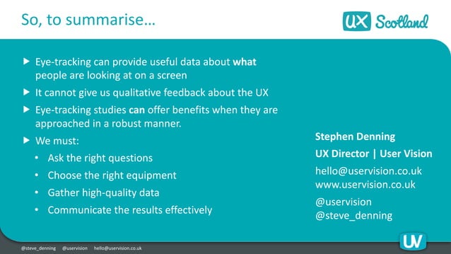 Effective use of eye-tracking in UX research | PPT
