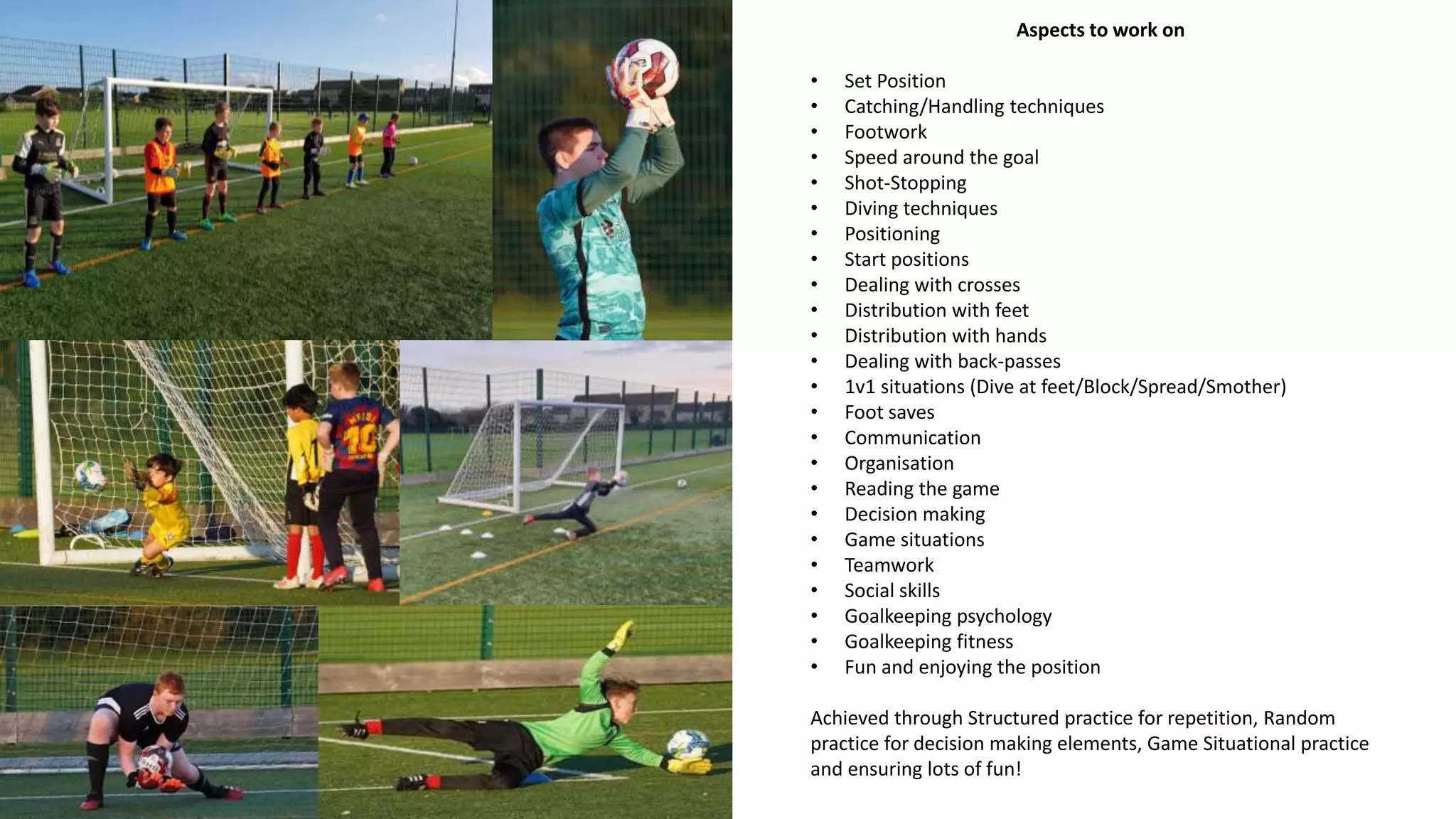Steve Hale - Developing grass roots goalkeepers | PPTX
