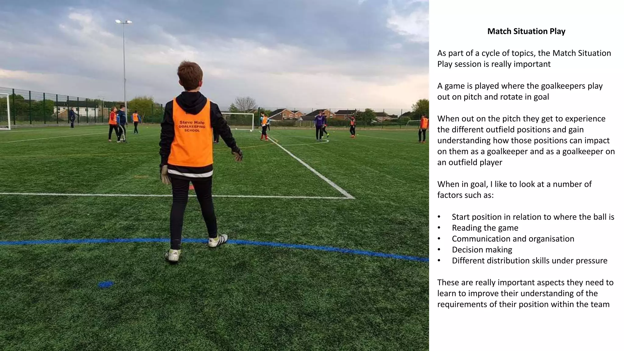 Steve Hale - Developing grass roots goalkeepers | PPTX