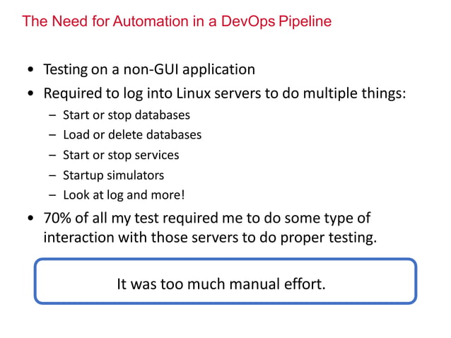 Testing Without A Gui Using Testcomplete Ppt