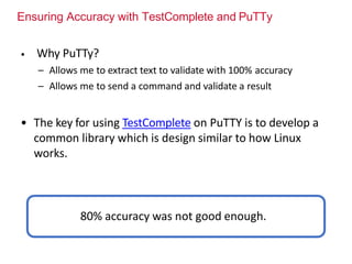Testing Without a GUI Using TestComplete | PPT
