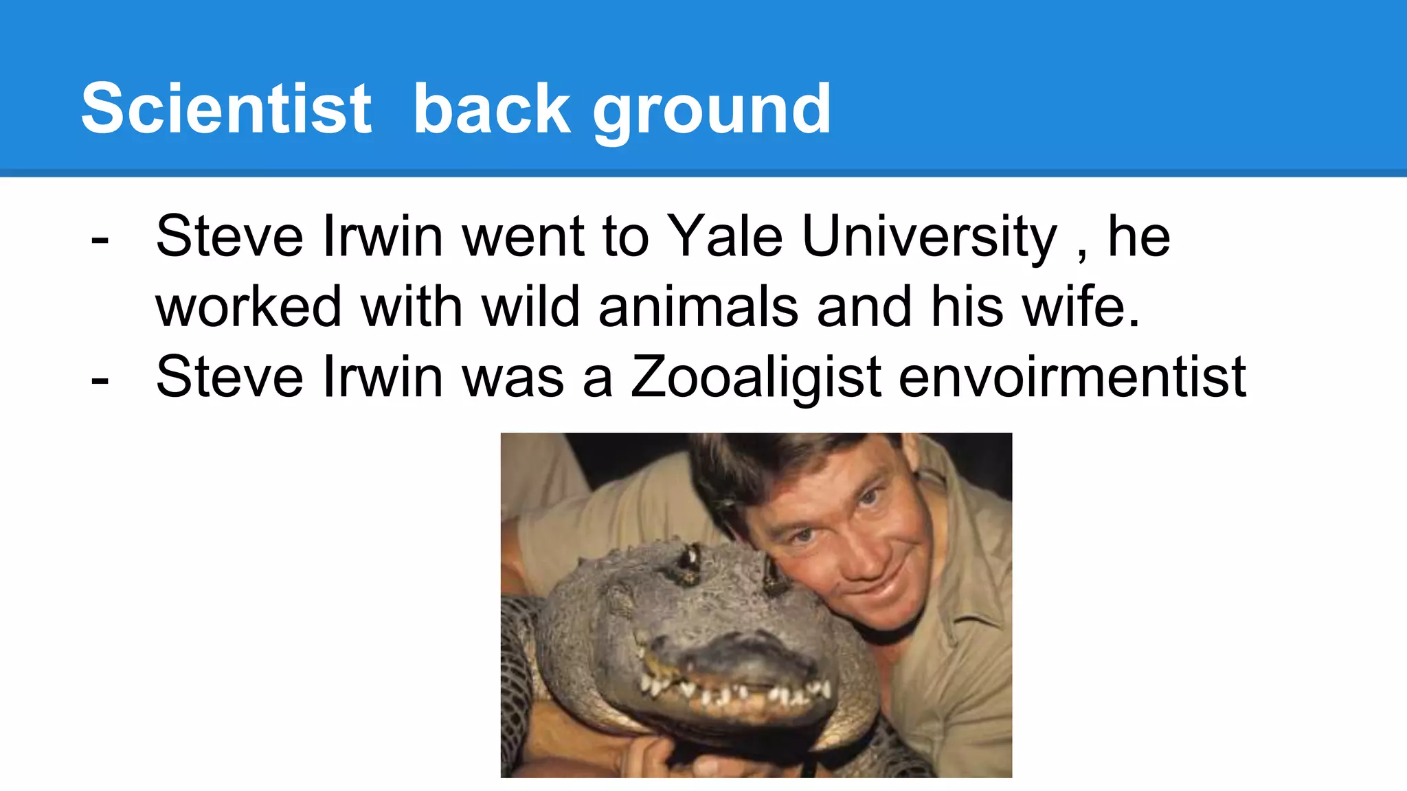 Steve irwin | PPTX