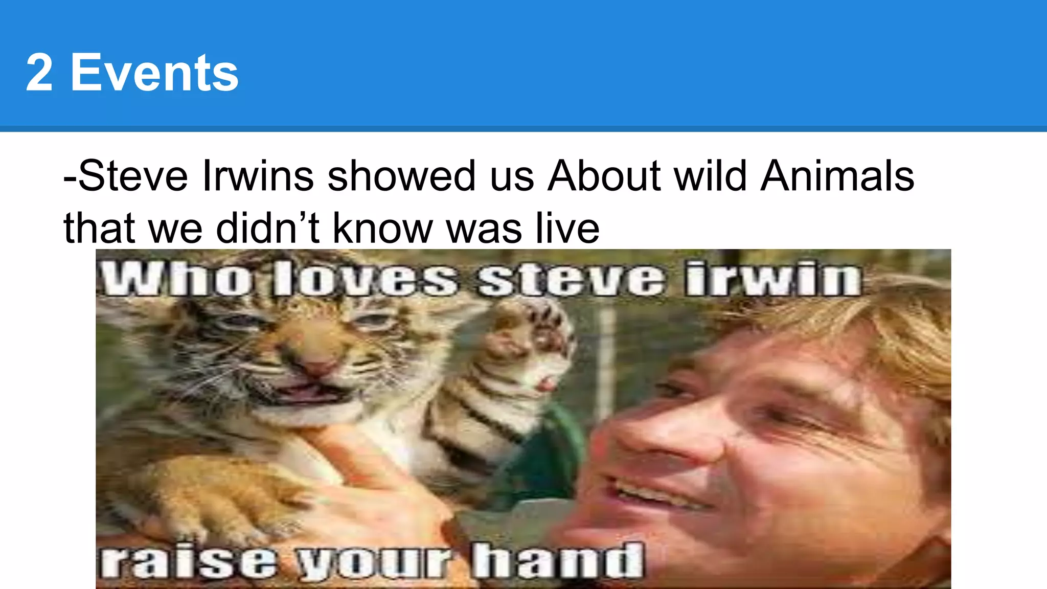 Steve irwin | PPTX