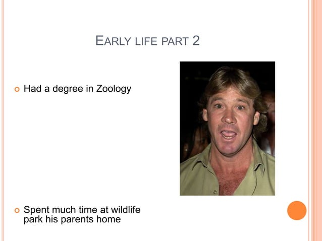 Steve irwin powerpoint | PPTX