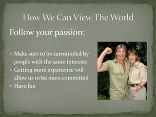 Steve irwin project | PPTX
