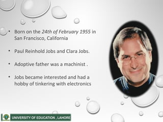 Paul Reinhold Jobs And Clara Jobs