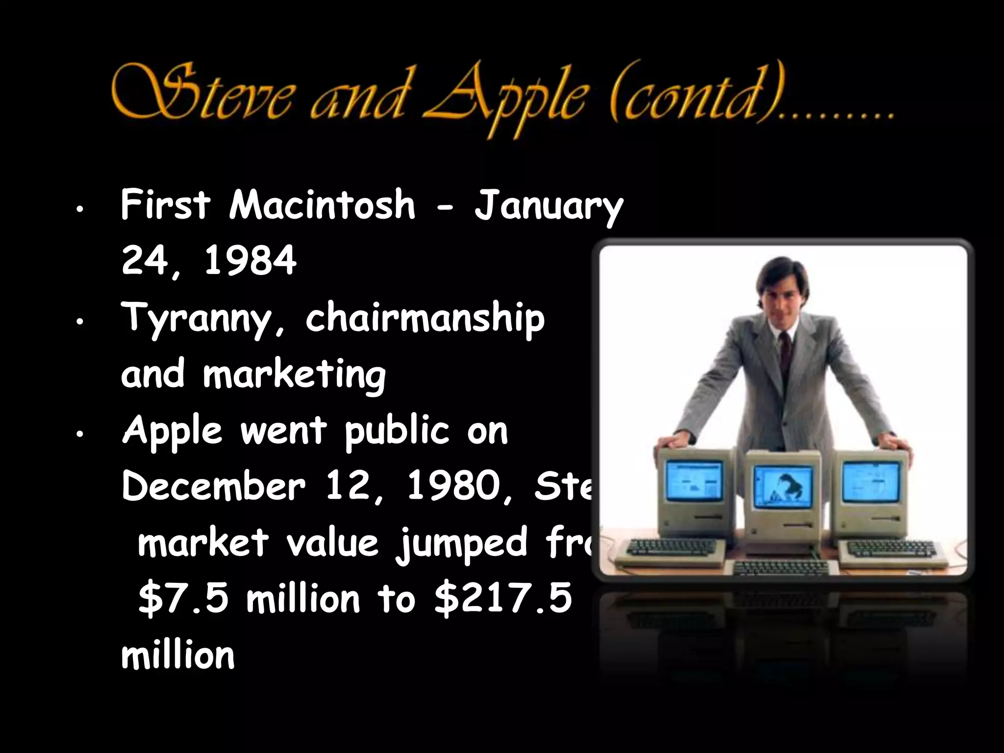 Steve Jobs Personality | PPTX