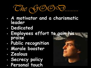Steve Jobs Personality | PPT