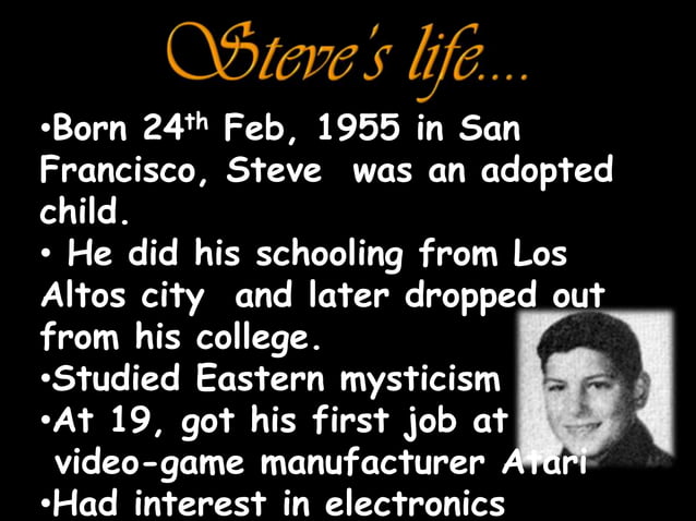 Steve Jobs Personality | PPT