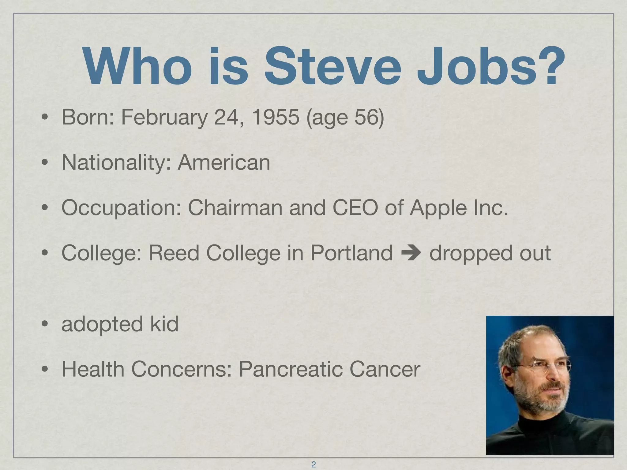 Steve jobs | PPT