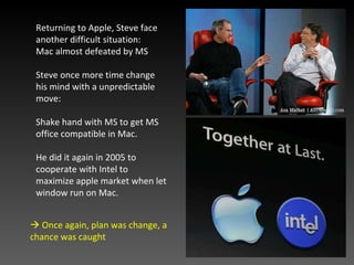 Steve jobs - Leadership | PPT | Technology & Computing