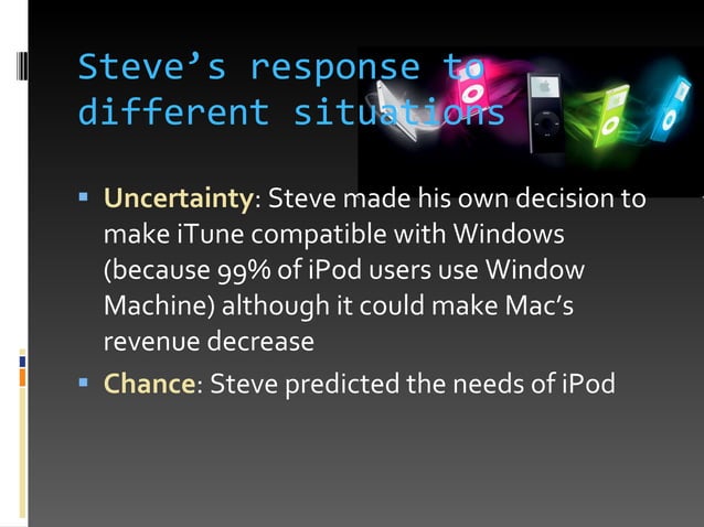 Steve jobs - Leadership | PPT | Technology & Computing