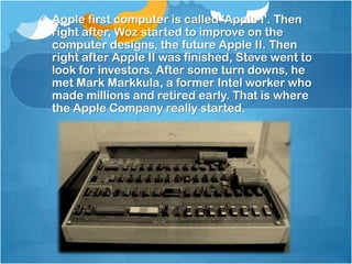 Steve Jobs | PPTX | Computing | Technology & Computing