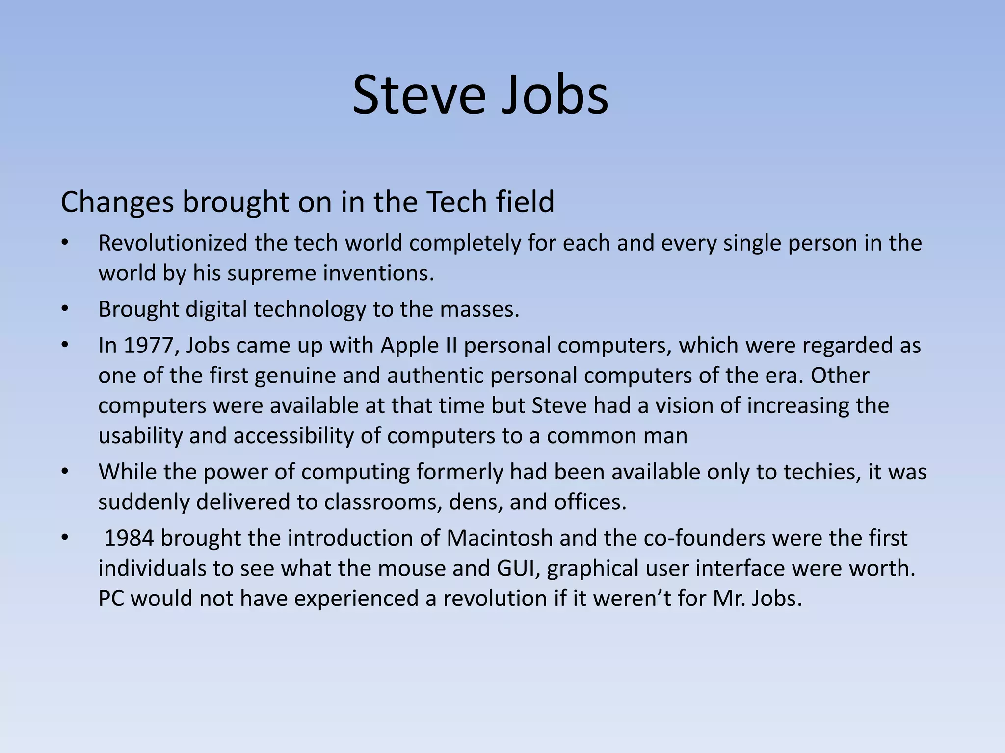 Steve jobs | PPT