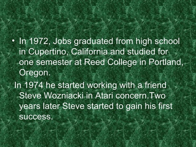 Steve jobs | PPT | Tablets and E-readers | Consumer Electronics