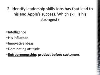 Steve Jobs Case Study | PPTX