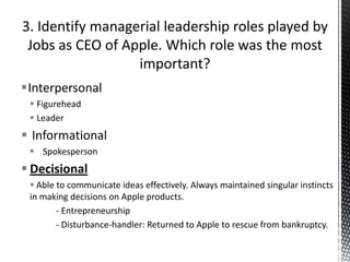 Steve Jobs Case Study | PPTX