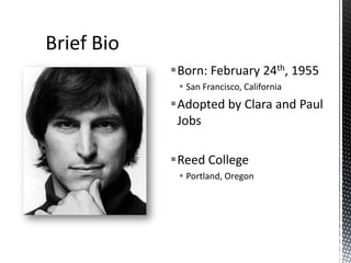 Steve Jobs Case Study | PPTX