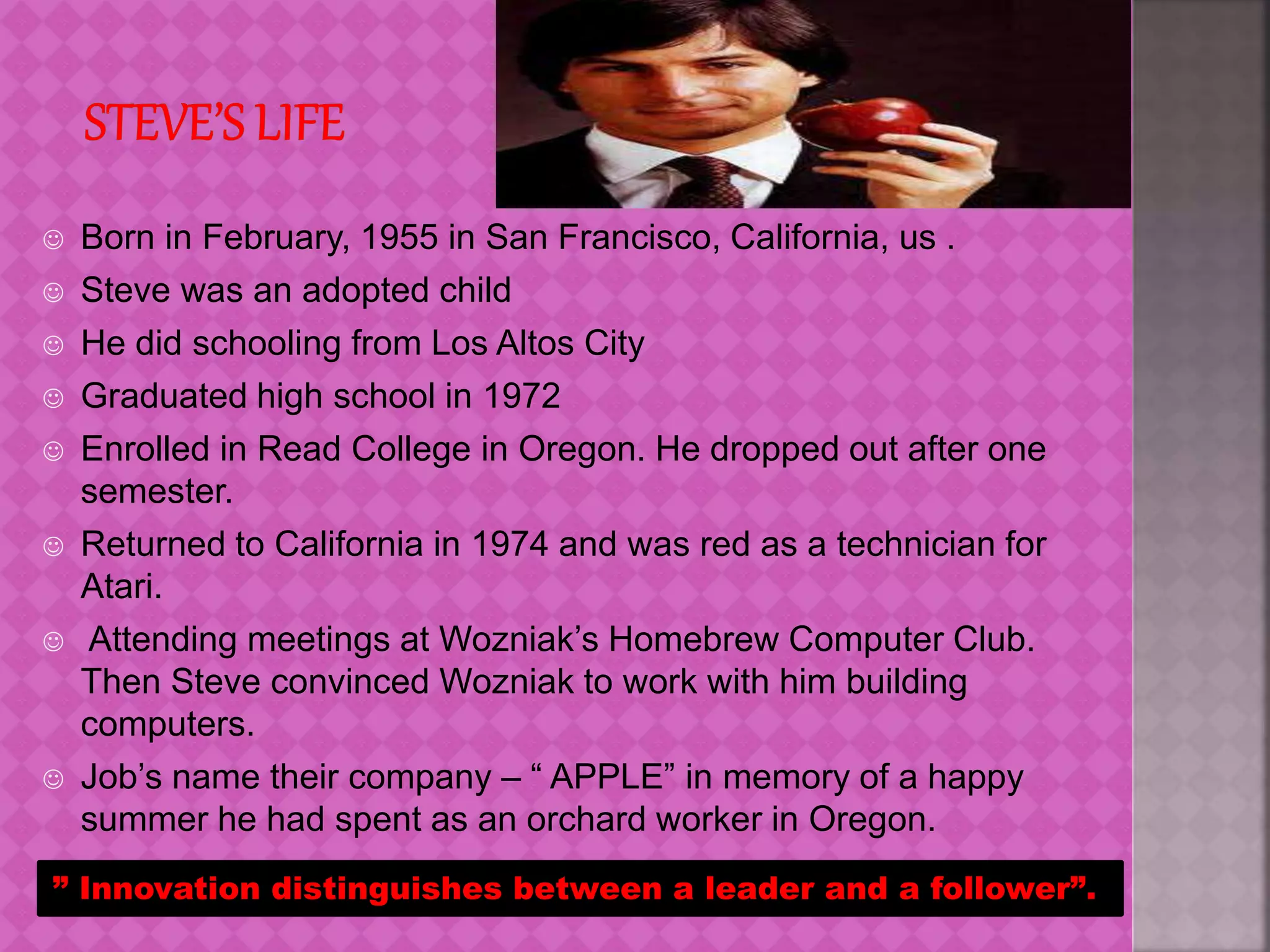 Steve jobs | PPT