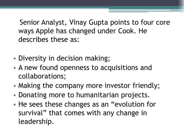 Apple Before and After Steve jobs | PPT