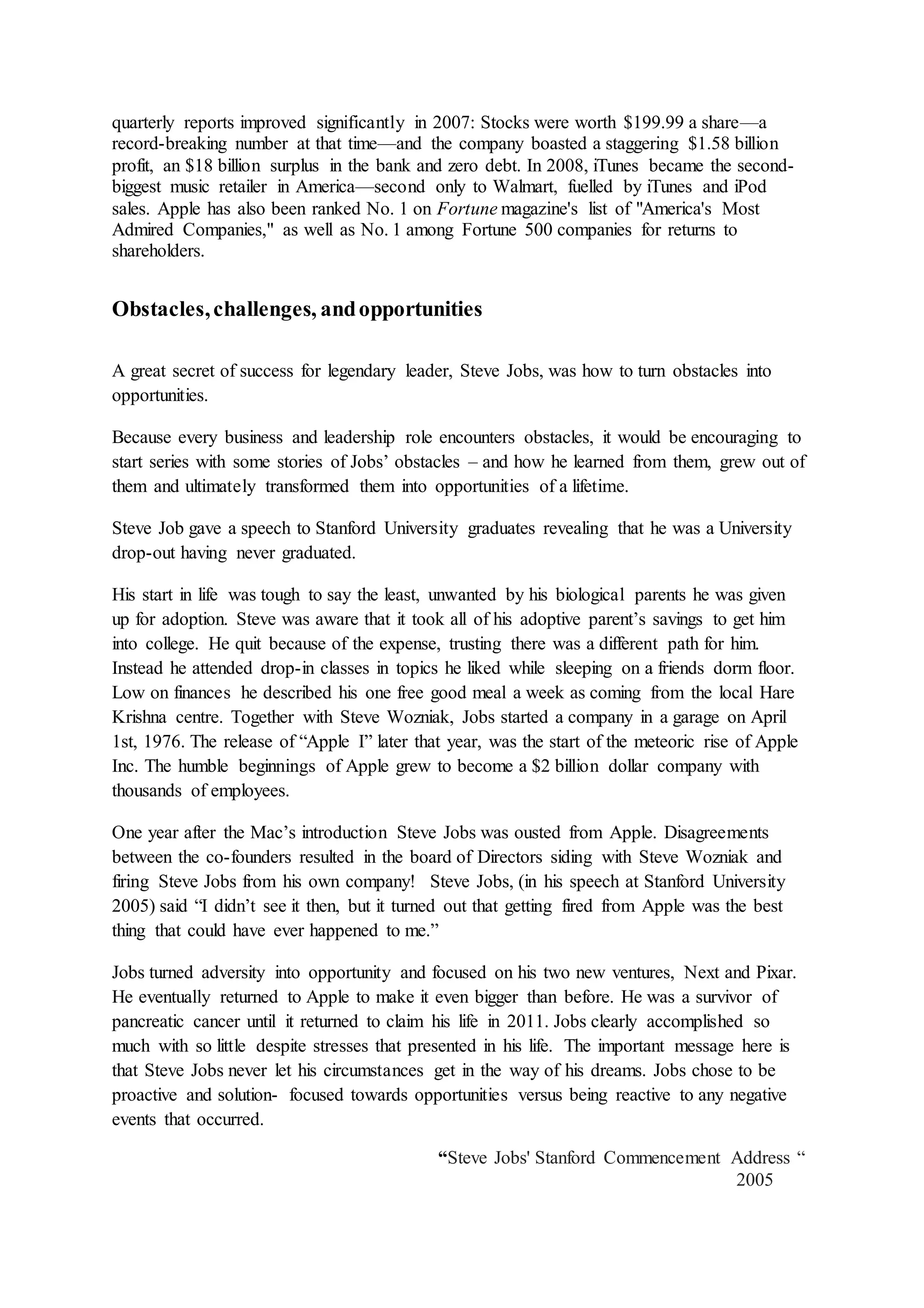 Steve jobs | DOCX