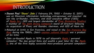 Steve jobs | PPTX