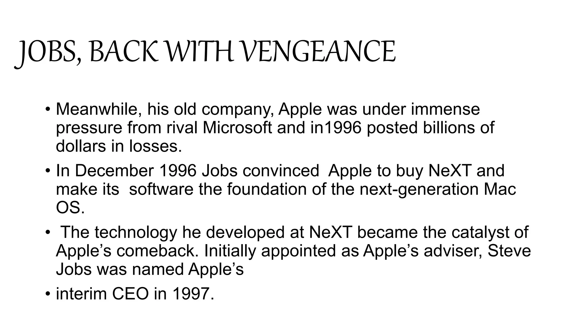 Steve jobs | PPT