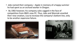 Steve jobs | PPTX