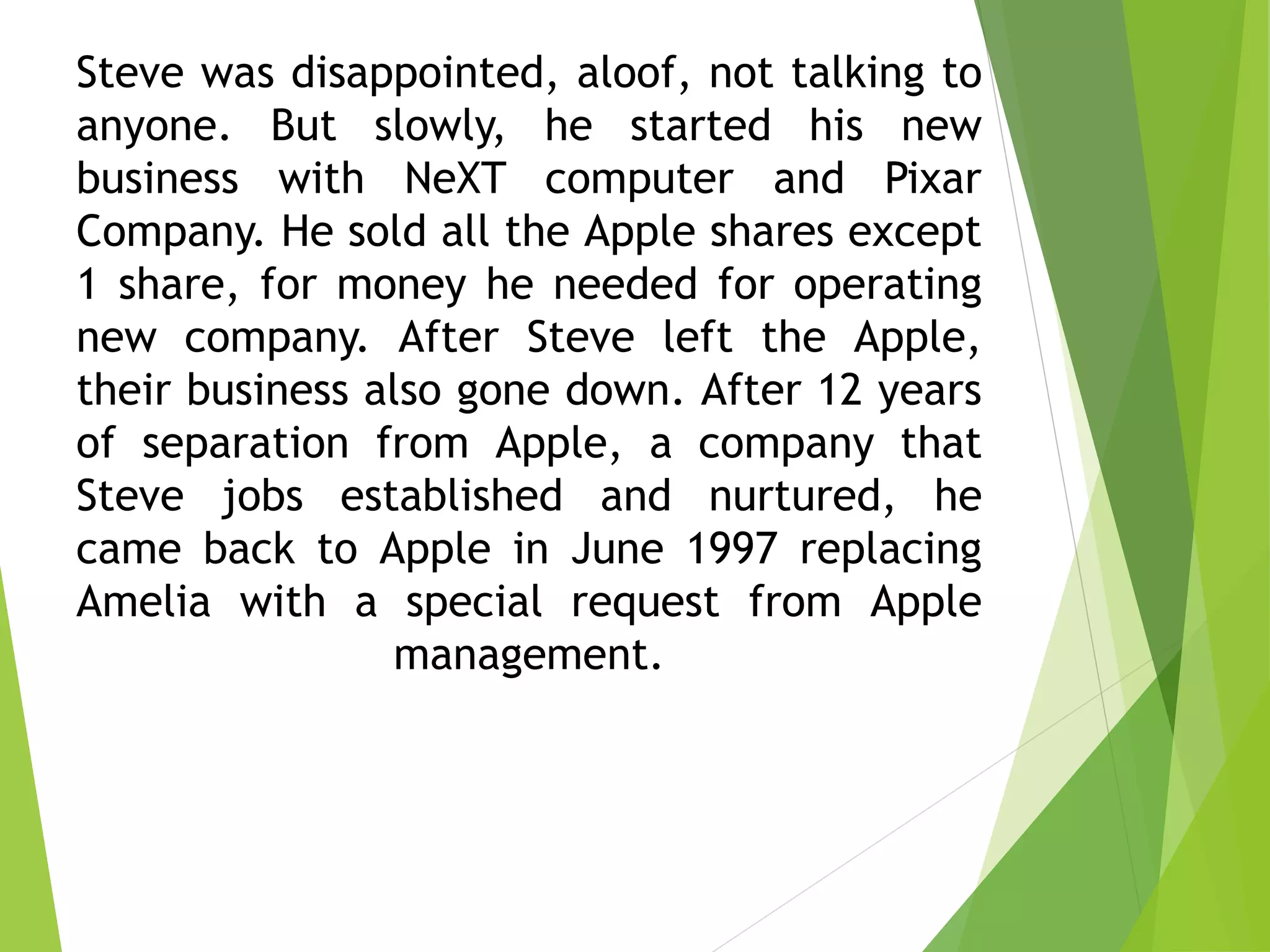 Steve jobs autobiography | PPT