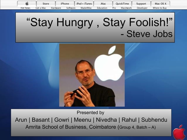 Steve Jobs - Organizational Behaviour, Leadership theory | PPT ...