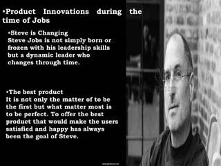 The Leadership and Management Styles of Steve Jobs | PPTX
