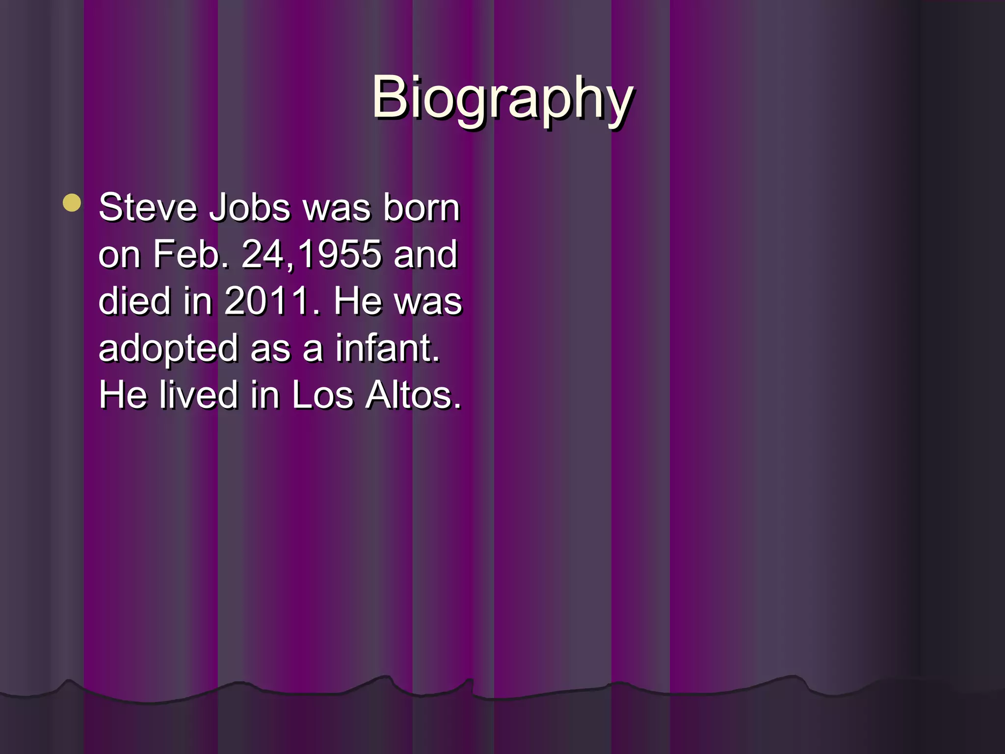 Steve jobs [alex duarte] | PPT