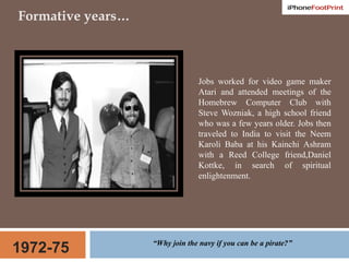 Steve jobs bio | PPTX