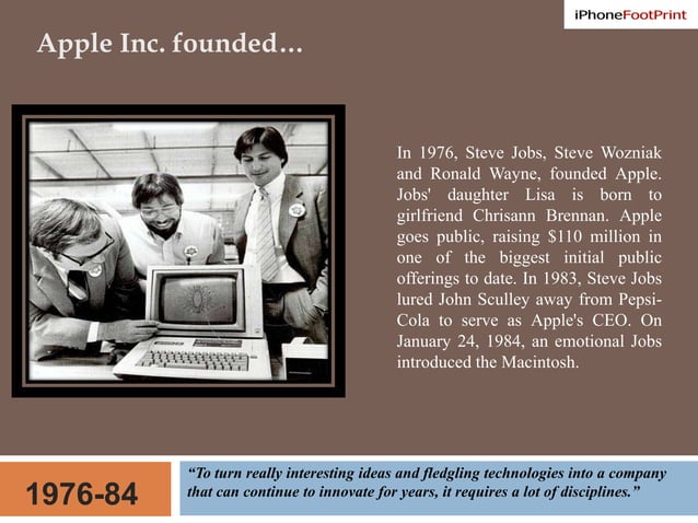 Steve jobs bio | PPTX | Tablets and E-readers | Consumer Electronics