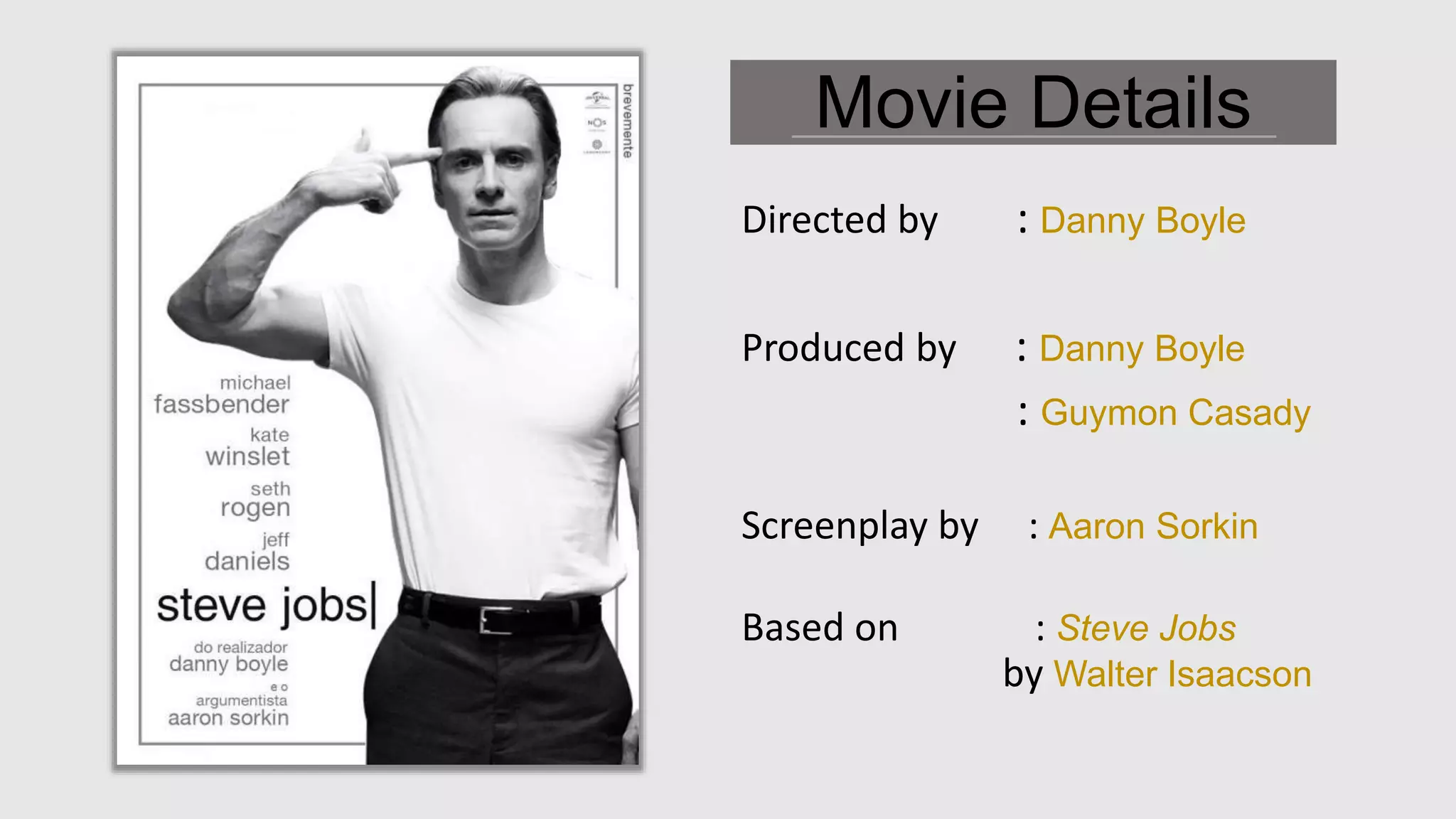 Steve jobs movie | PPTX