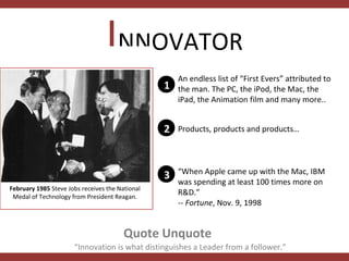 Steve jobs leadership traits | PPT