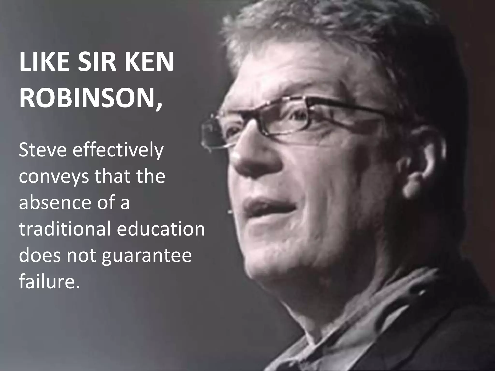 Steve jobs on ted review | PPTX