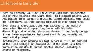 Steve Jobs-Personality Type | PPTX