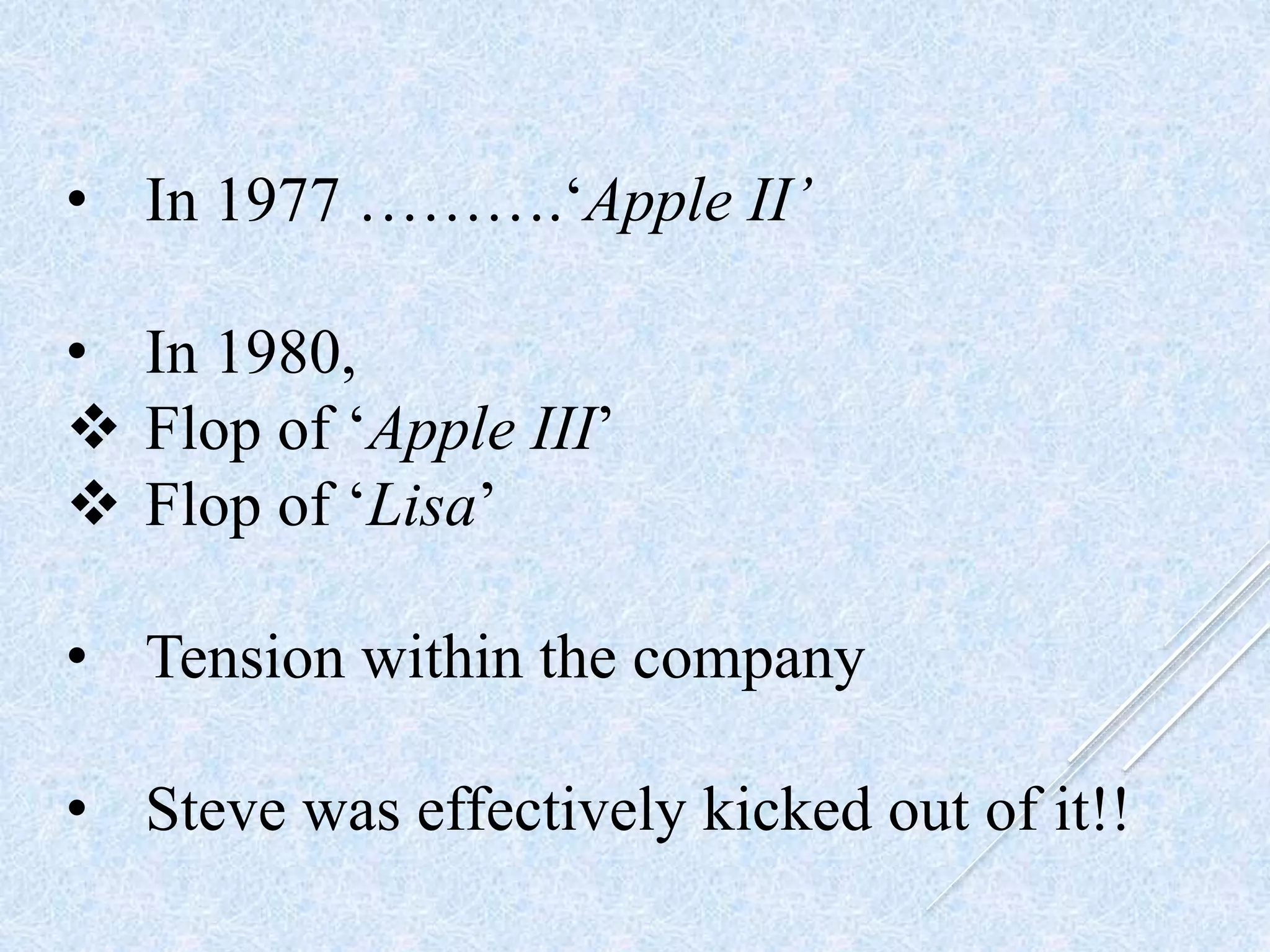 Steve jobs ppt | PPT