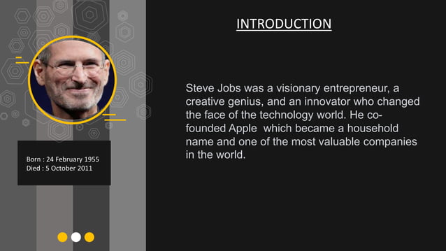 STEVE JOBS PPT BY PRATIK BAGUL PB17.pptx