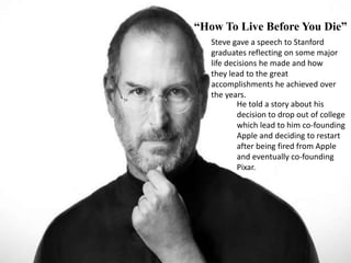 Steve Jobs Presentation | PPT