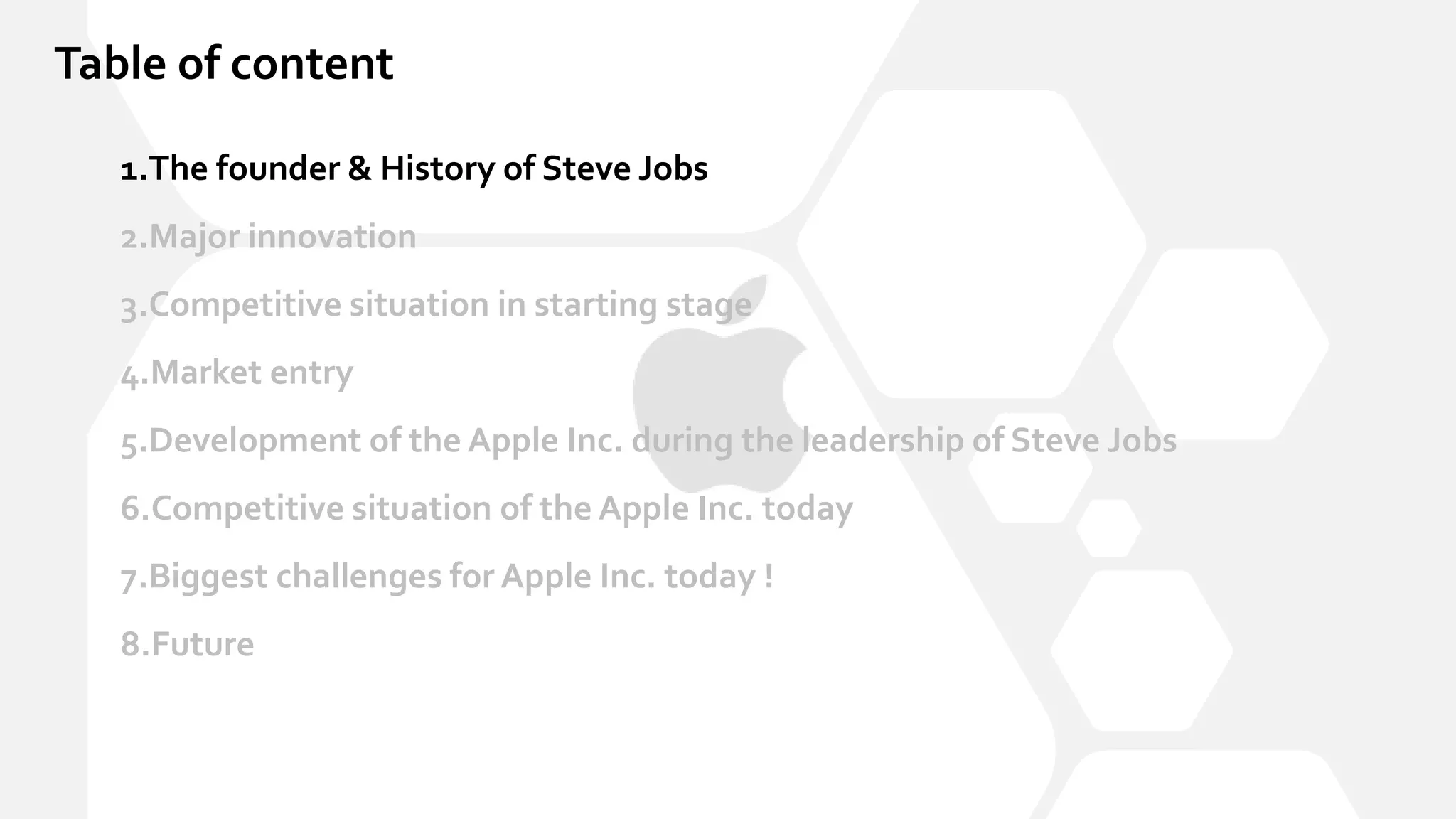 Presentation on Steve Jobs (Apple Inc.) | PPTX