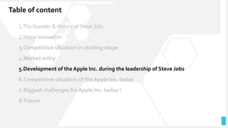 Presentation on Steve Jobs (Apple Inc.) | PPTX