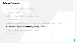 Presentation on Steve Jobs (Apple Inc.) | PPTX