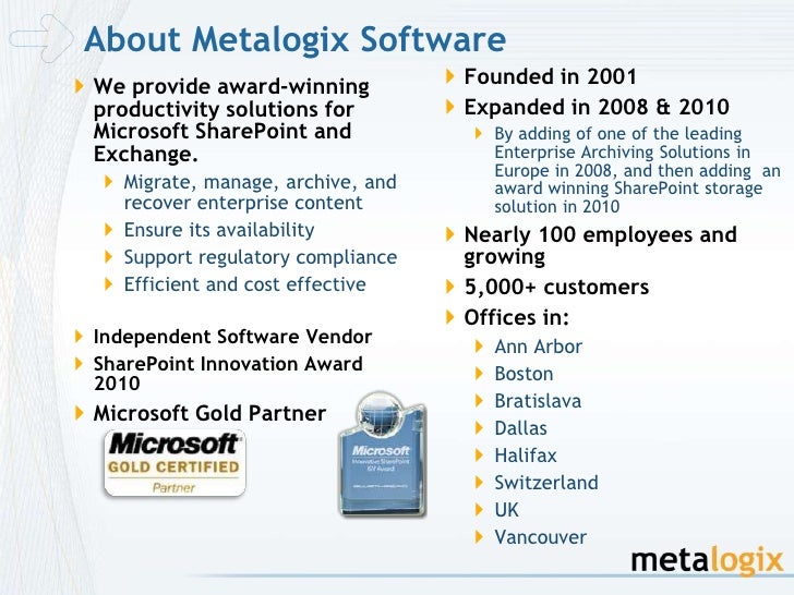 Planning your Migration for SharePoint 2010