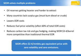 Solar EOR: Myth and Reality in Solar Enhanced Oil Recovery | PDF