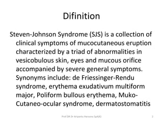 Steven johnson syndrome & ten | PPT